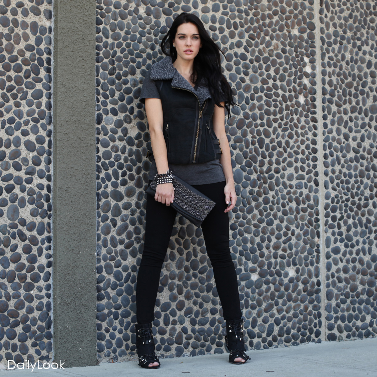 Motorcycle Chic Look | DAILYLOOK