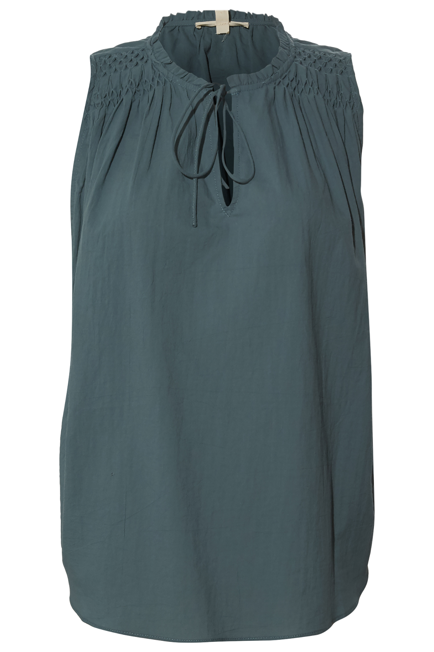 Split Front Tank in Teal | DAILYLOOK