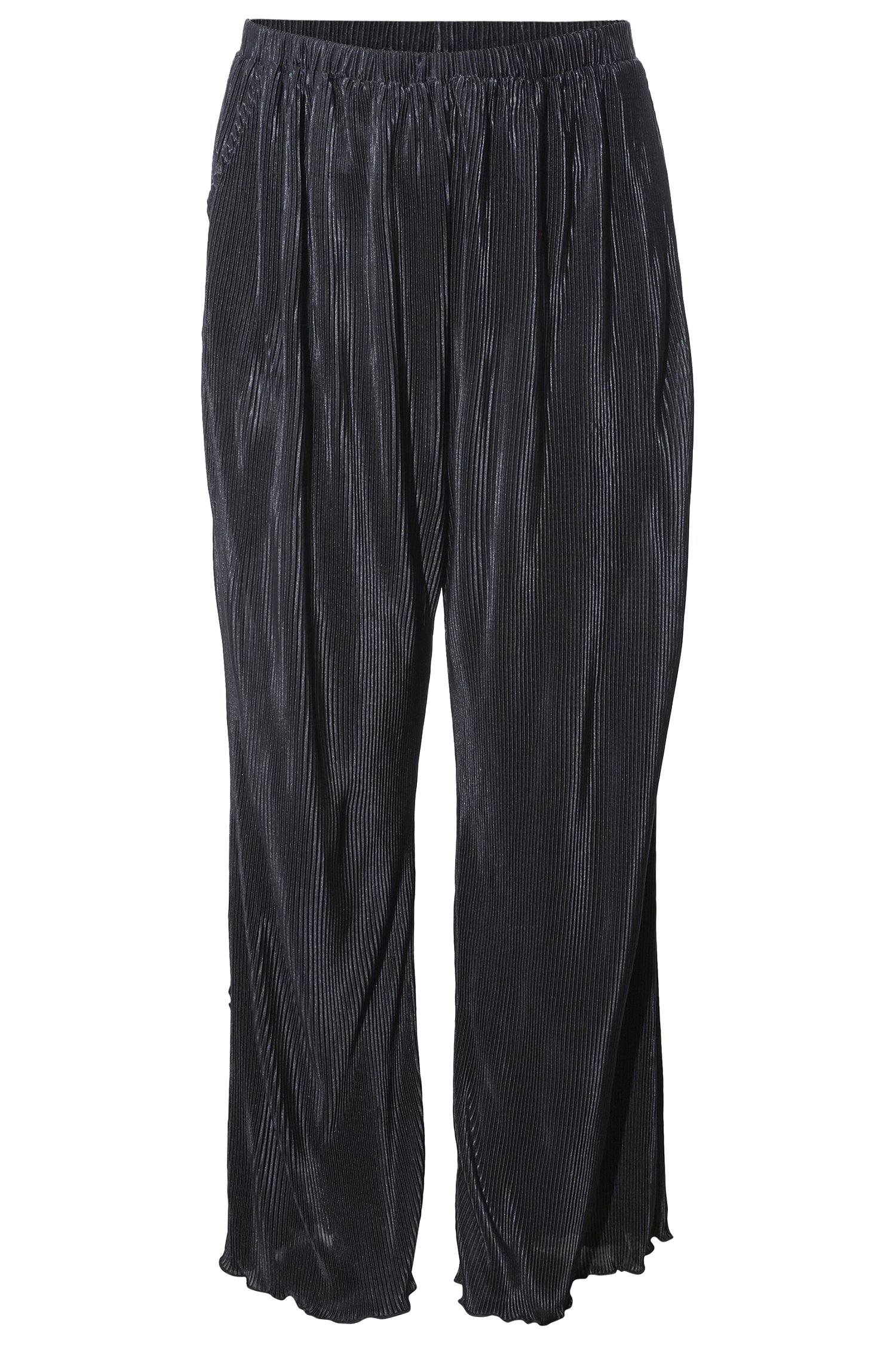 Super High Rise Pleated Pants in Black | DAILYLOOK