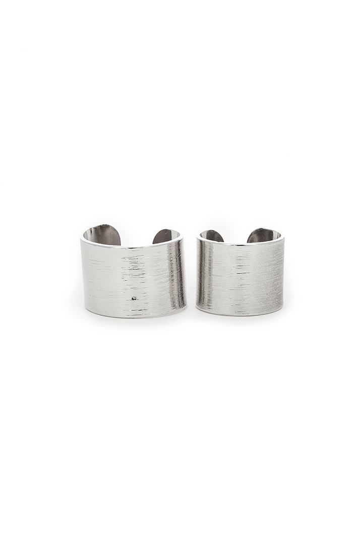 Finger Cuff Ring Set in Silver | DAILYLOOK