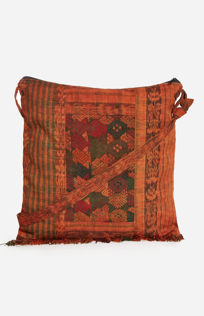 Stela 9 Fringe Crossbody Bag in Rust | DAILYLOOK