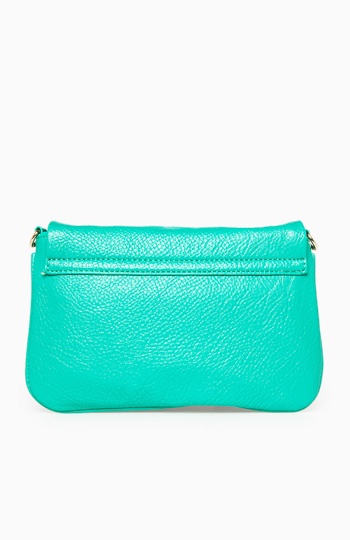 Zippered Mini Purse in Turquoise | DAILYLOOK