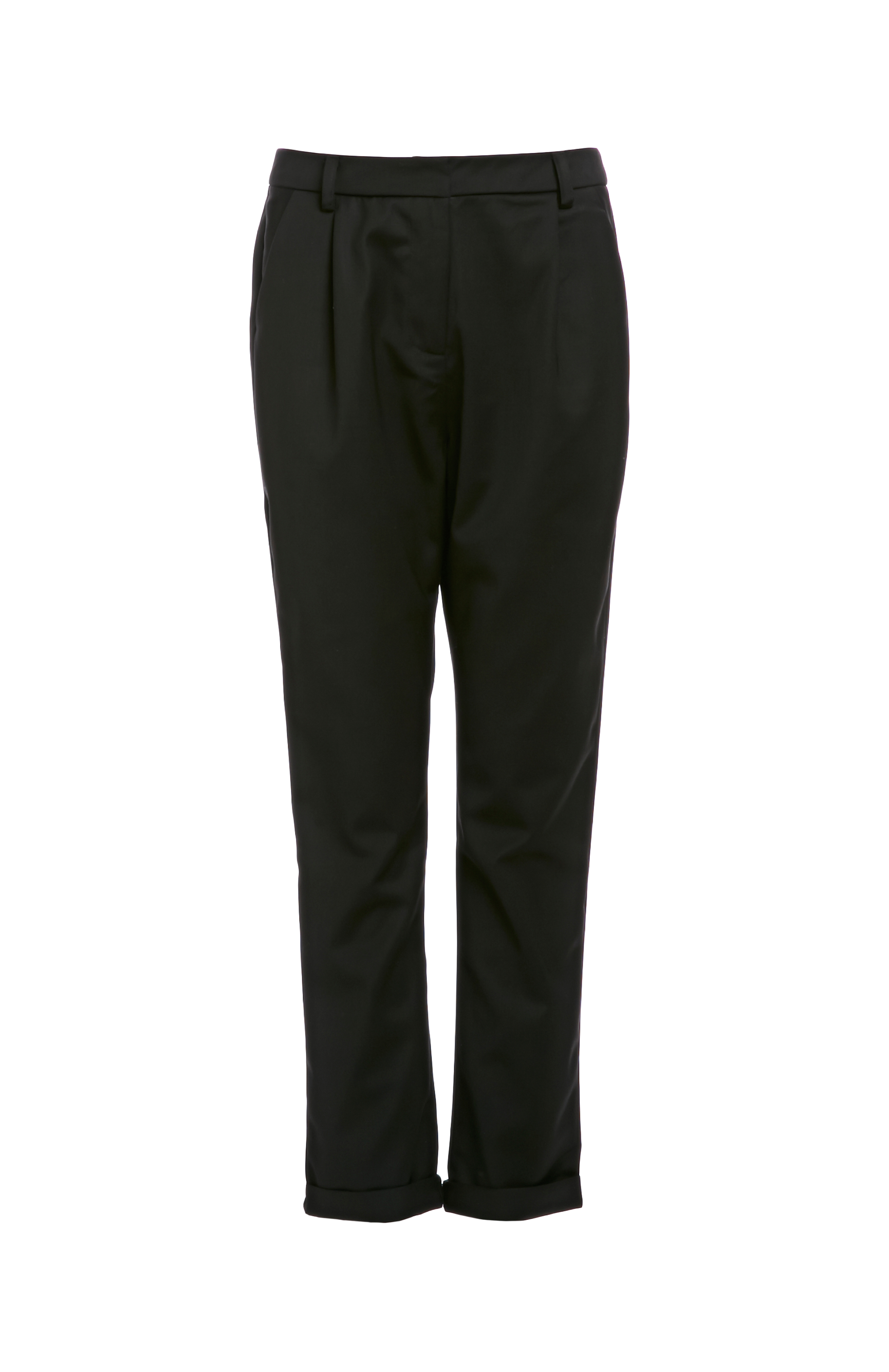 Glamorous Tapered Straight Leg Pants in Black XS | DAILYLOOK