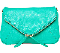 Zippered Mini Purse in Turquoise | DAILYLOOK