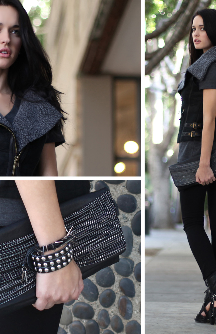 Motorcycle Chic Look | DAILYLOOK