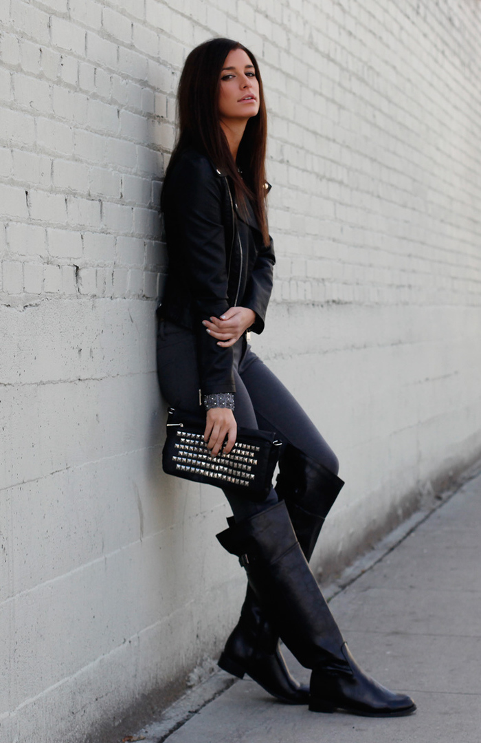 Glam Rock Chic Look | DAILYLOOK