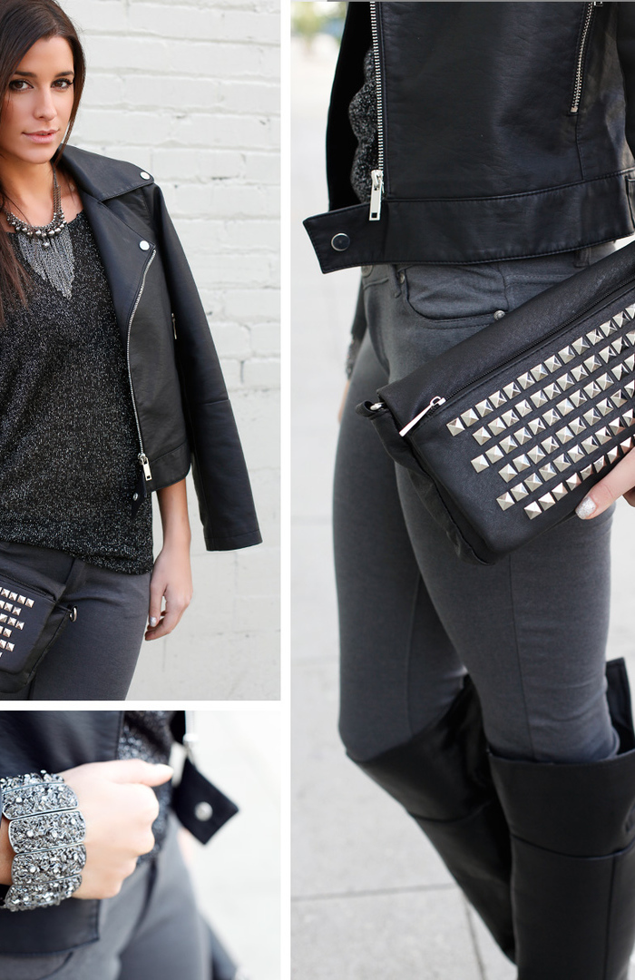 Glam Rock Chic Look | DAILYLOOK