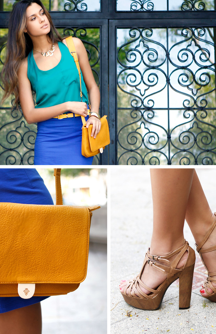 Vividly Electric Look | DAILYLOOK