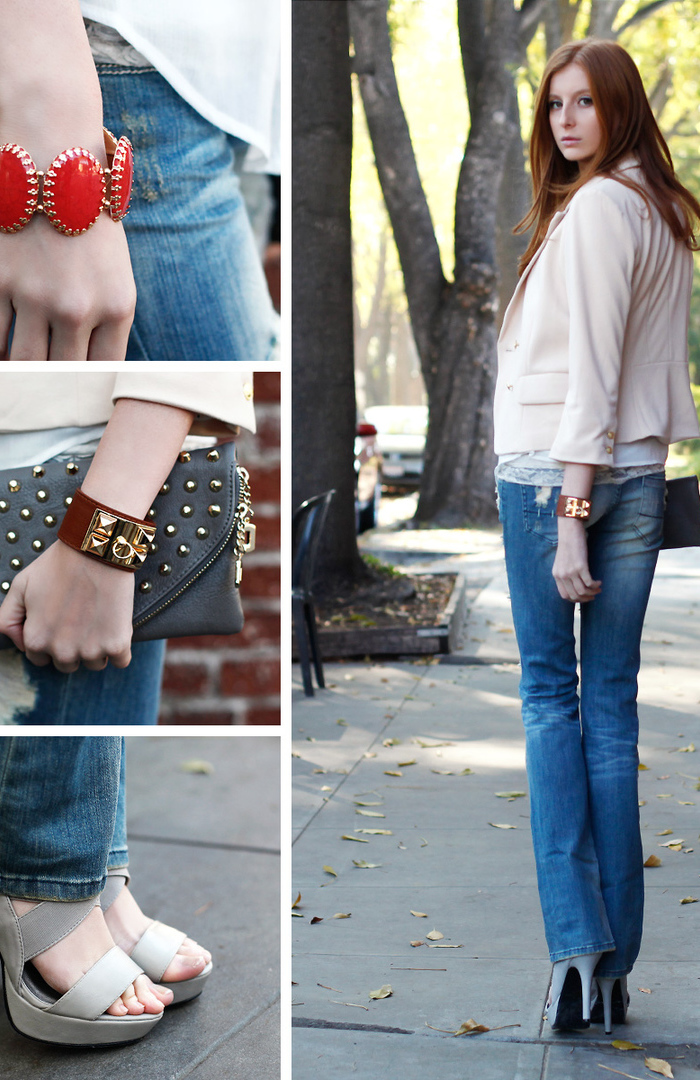Sleek Destroyed Denim Look | DAILYLOOK
