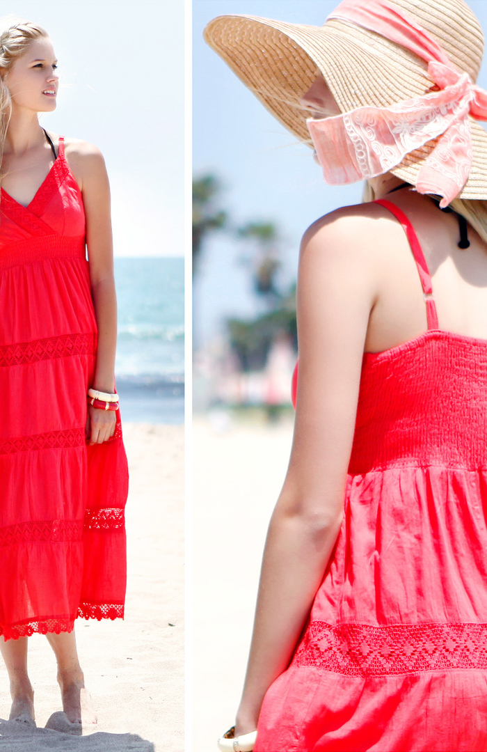 Caribbean Coral Look | DAILYLOOK