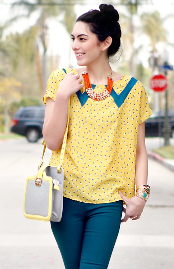 Candy Coated Statement Collar Look | DAILYLOOK
