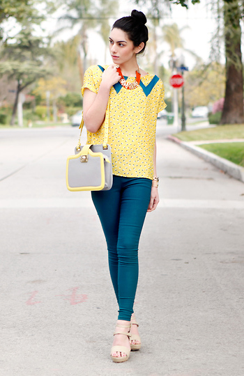 Candy Coated Statement Collar Look | DAILYLOOK