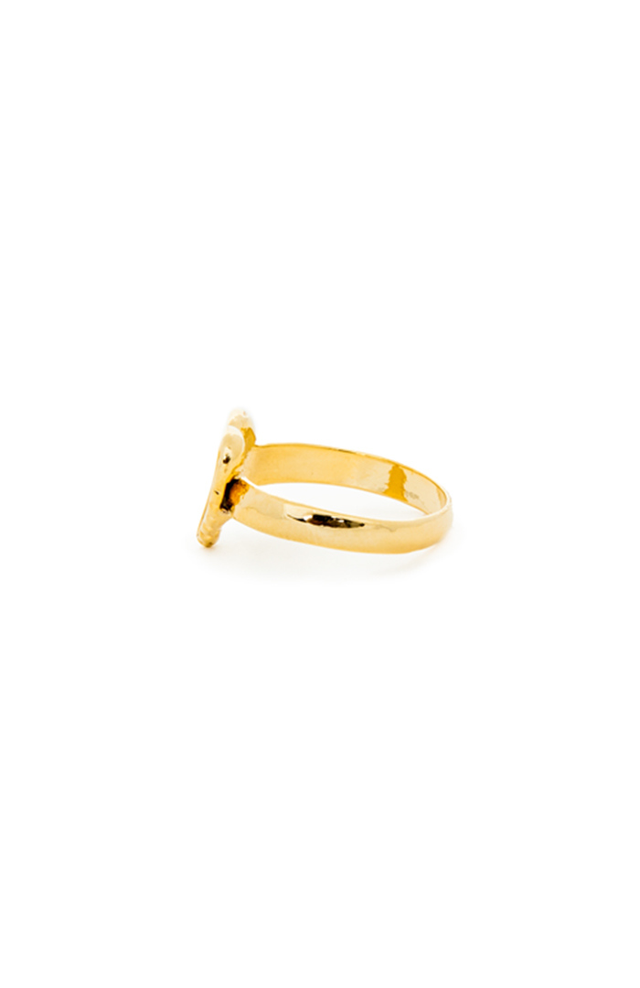 Angelic Heart Ring in Gold | DAILYLOOK