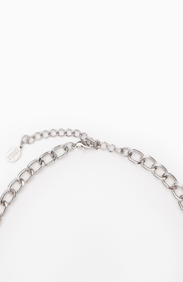 Angular Collar Necklace in Silver | DAILYLOOK