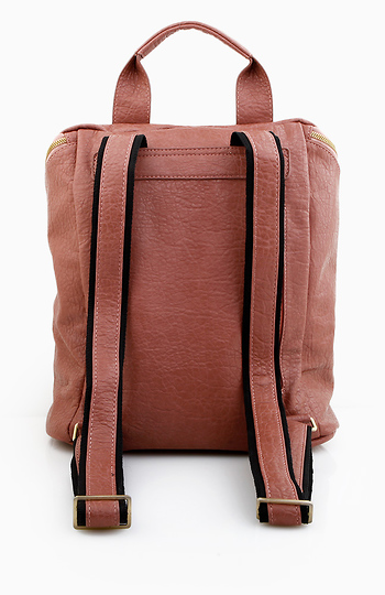 Textured Backpack in Dusty Pink | DAILYLOOK