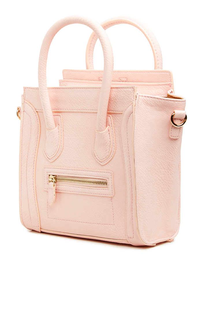 DAILYLOOK Mini Structured Handbag in Blush | DAILYLOOK