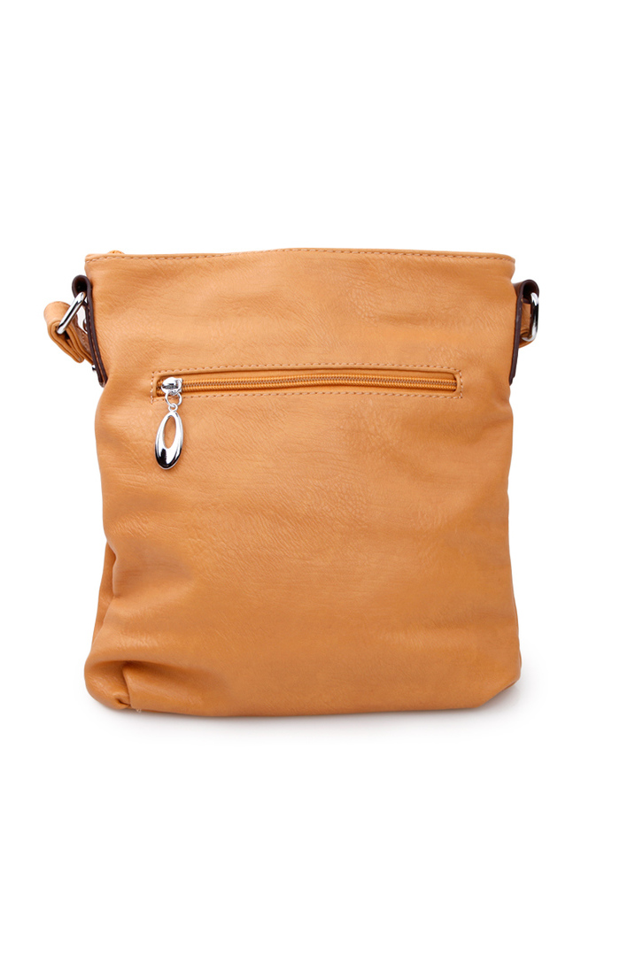 Boho Tan Satchel by Handbag Republic