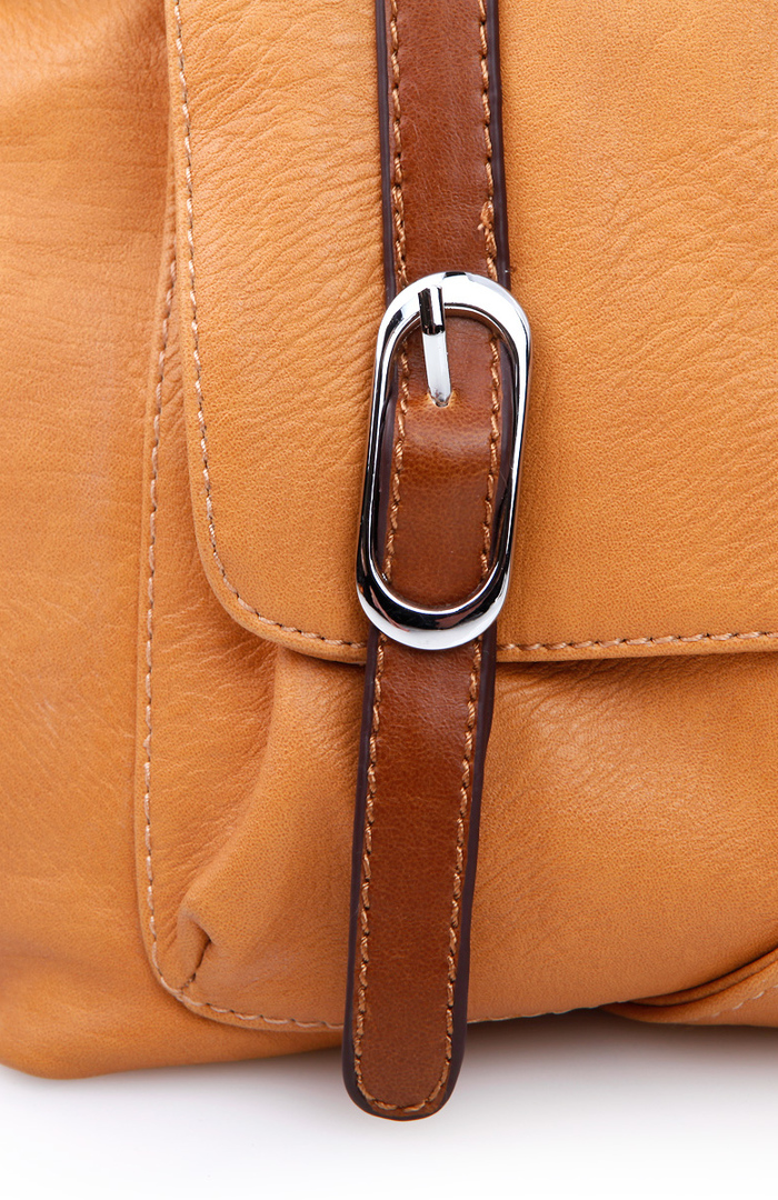 Boho Tan Satchel by Handbag Republic