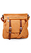 Boho Tan Satchel by Handbag Republic