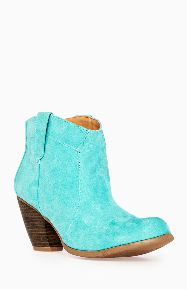 Summer Ankle Boots in Mint | DAILYLOOK